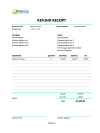 274 Free Receipt Templates for UK - Excel, Word, PDF, Google Docs/Sheets