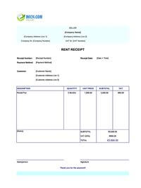 191 Free Receipt Templates for Ireland - Excel, Word, PDF, Google Docs ...