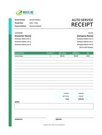 173 Free Receipt Templates for New Zealand - Excel, Word, PDF, Google ...