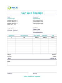173 Free Receipt Templates for New Zealand - Excel, Word, PDF, Google ...