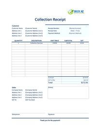 173 Free Receipt Templates for New Zealand - Excel, Word, PDF, Google ...