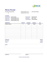 173 Free Receipt Templates for New Zealand - Excel, Word, PDF, Google ...
