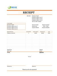 173 Free Receipt Templates for New Zealand - Excel, Word, PDF, Google ...