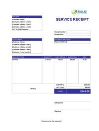 173 Free Receipt Templates for New Zealand - Excel, Word, PDF, Google ...