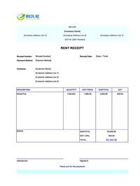 173 Free Receipt Templates for New Zealand - Excel, Word, PDF, Google ...