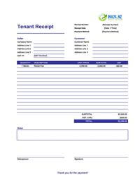 173 Free Receipt Templates for New Zealand - Excel, Word, PDF, Google ...