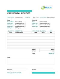 194 Free Receipt Templates for Singapore - Excel, Word, PDF, Google ...