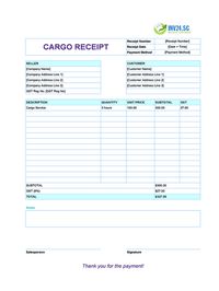 194 Free Receipt Templates for Singapore - Excel, Word, PDF, Google ...