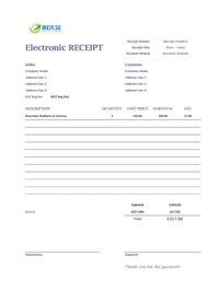 194 Free Receipt Templates for Singapore - Excel, Word, PDF, Google ...