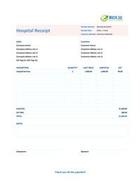 194 Free Receipt Templates for Singapore - Excel, Word, PDF, Google ...