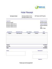 194 Free Receipt Templates for Singapore - Excel, Word, PDF, Google ...