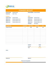 194 Free Receipt Templates for Singapore - Excel, Word, PDF, Google ...