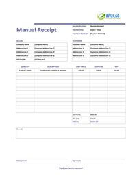 194 Free Receipt Templates for Singapore - Excel, Word, PDF, Google ...