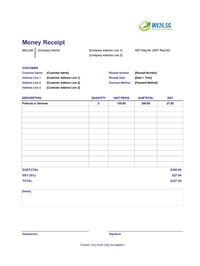 194 Free Receipt Templates for Singapore - Excel, Word, PDF, Google ...