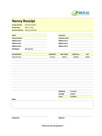 194 Free Receipt Templates for Singapore - Excel, Word, PDF, Google ...