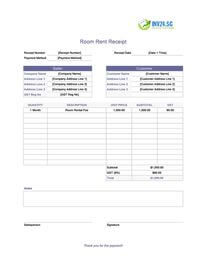 194 Free Receipt Templates for Singapore - Excel, Word, PDF, Google ...