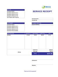 194 Free Receipt Templates for Singapore - Excel, Word, PDF, Google ...