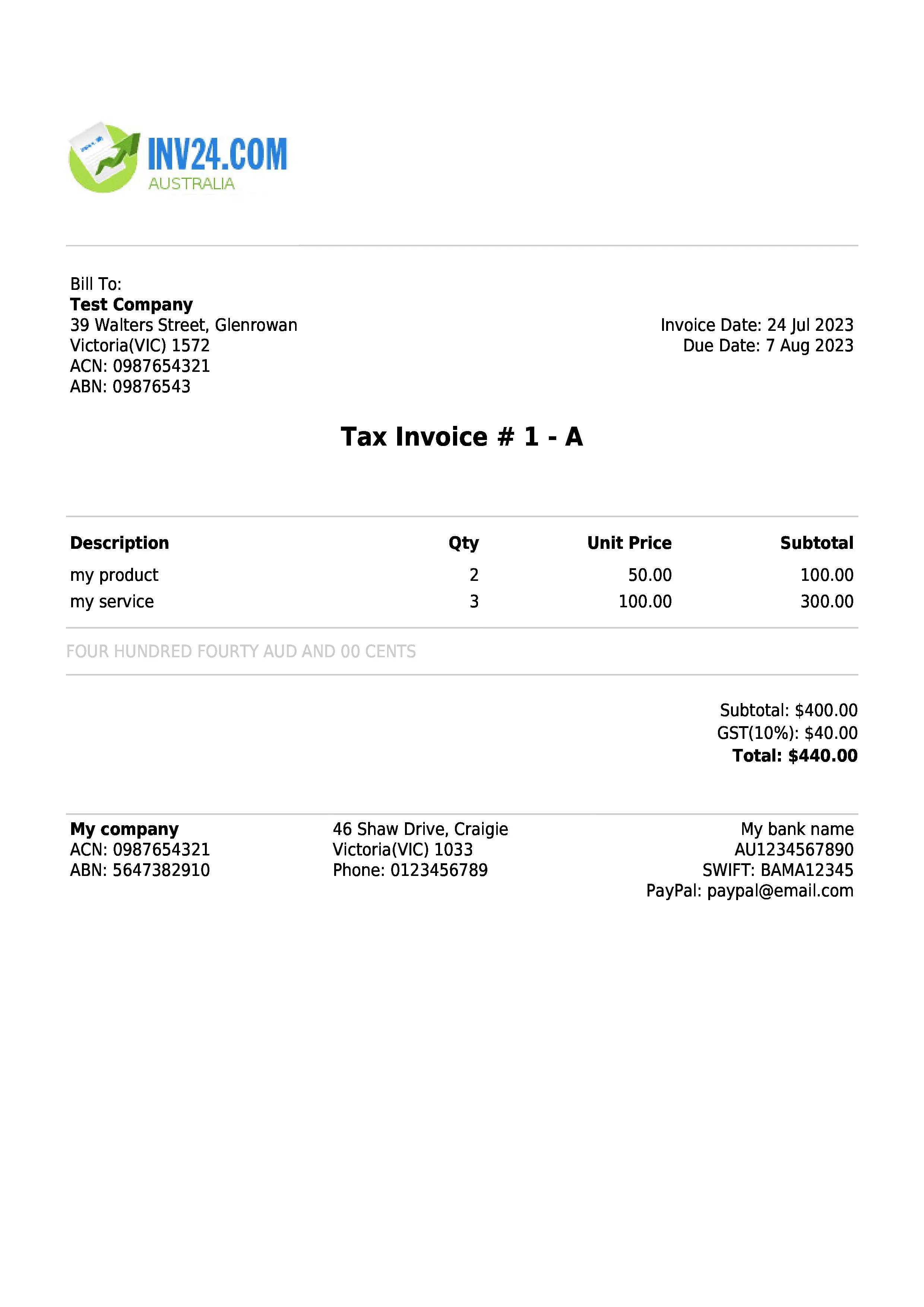 Recurring invoice in Australia - Definition, Sample and Creation