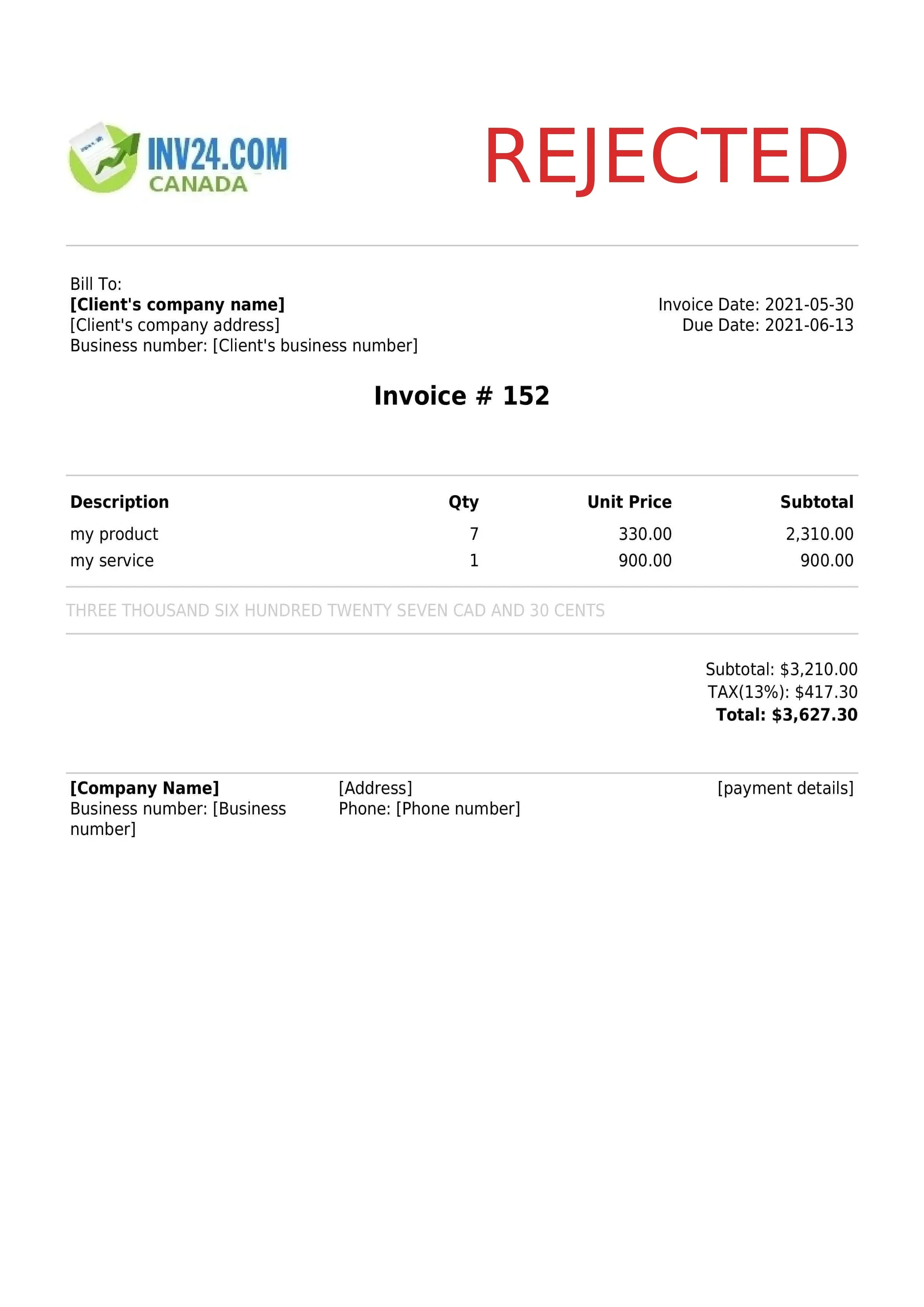 Invoice Rejection in Canada: How to Reject an Invoice + Email Template