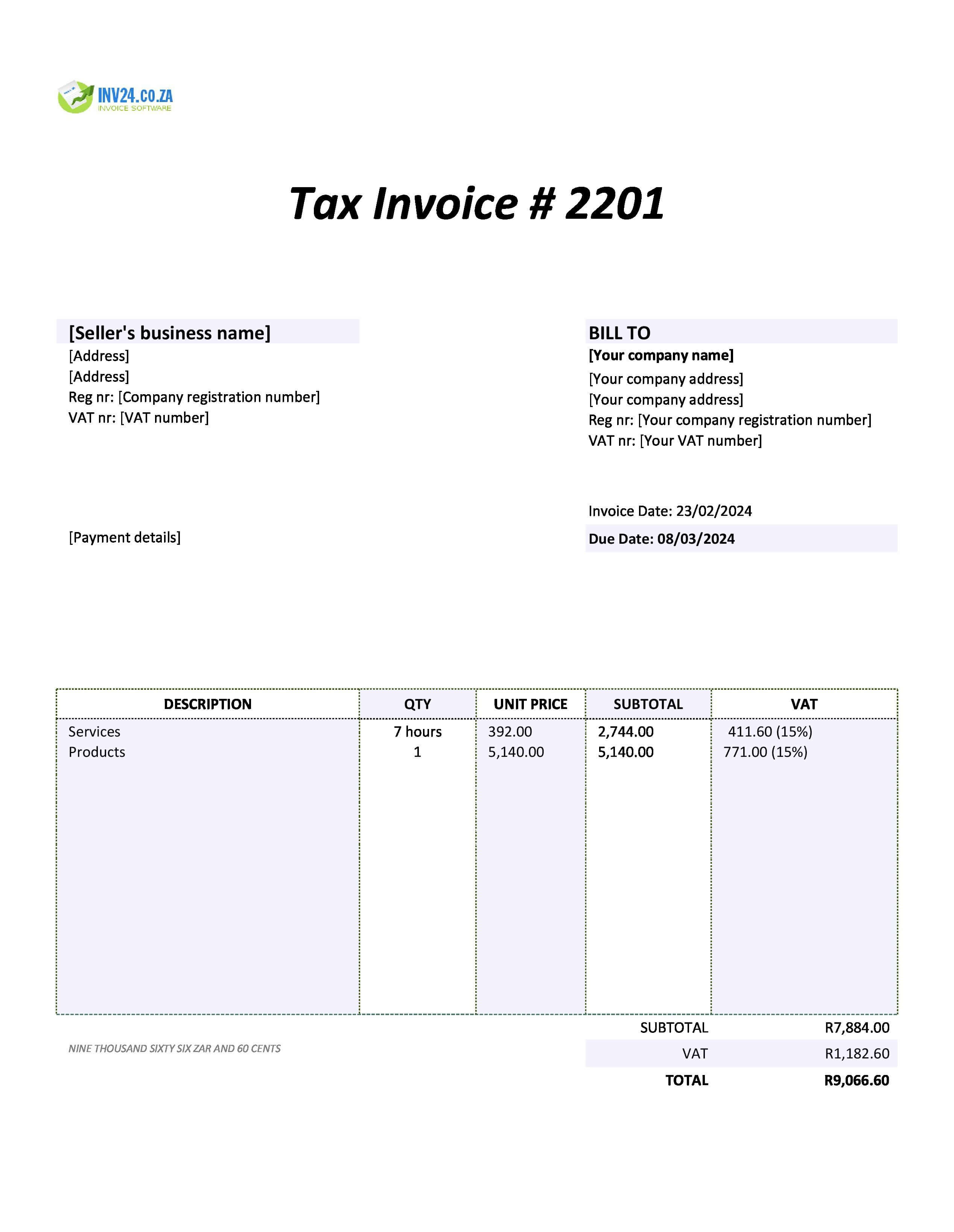 Self-billing Invoice in South Africa: Meaning, Benefits & Example