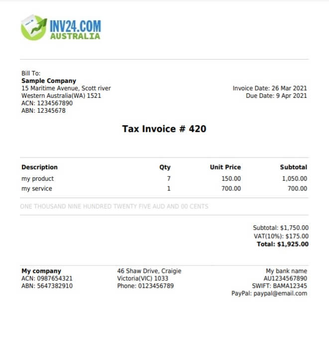 How to Make an Invoice in Australia - Step by Step Guide